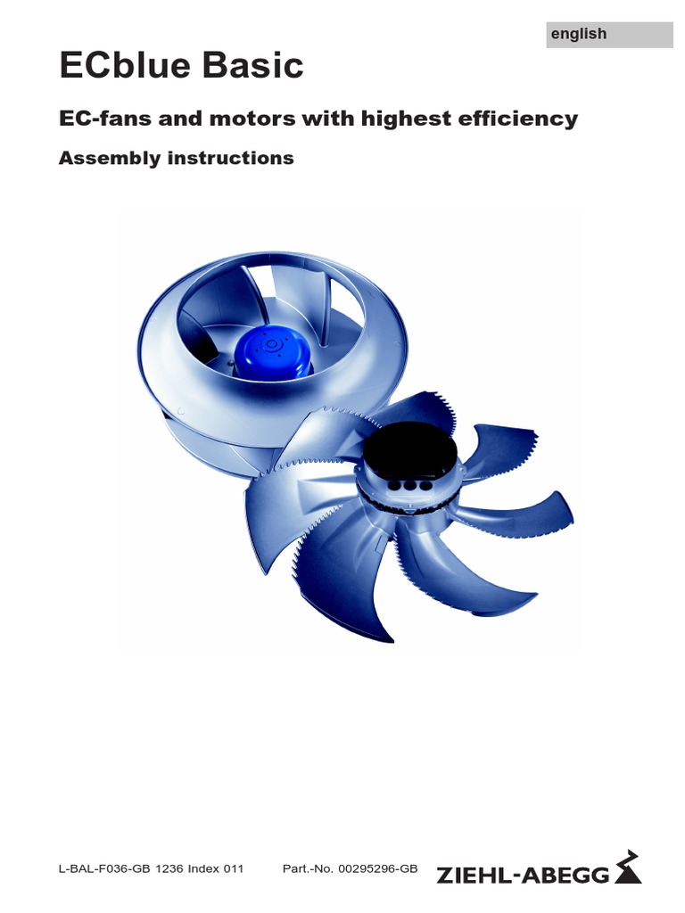 Assembly Instructions ECblue Basic Version | PDF | Screw | Elevator