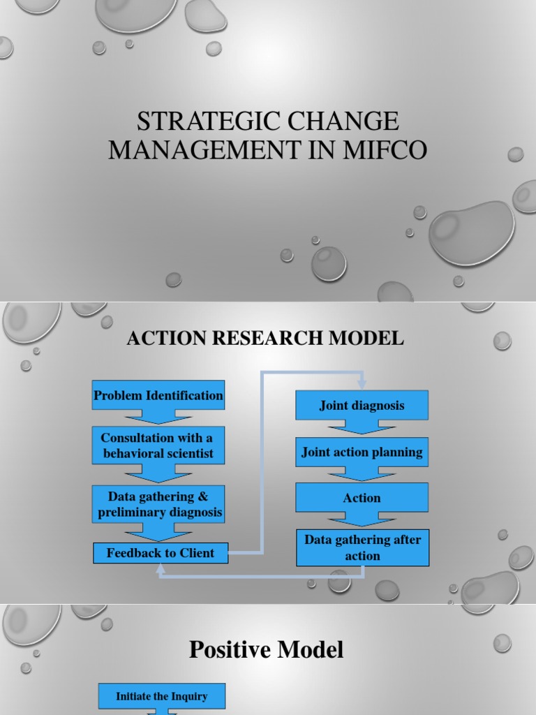 Strategic Change Management in MIFCO | PDF | Change Management | Action ...