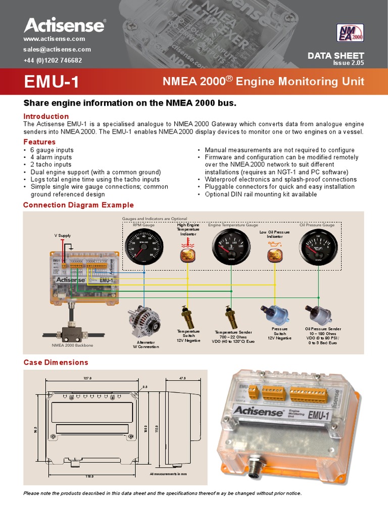 EMU-1 (Rev A) Datasheet Issue 2.05 | PDF | Direct Current | Electrical ...