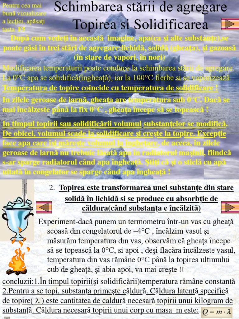 Topirea Solidificarea - Pps | PDF