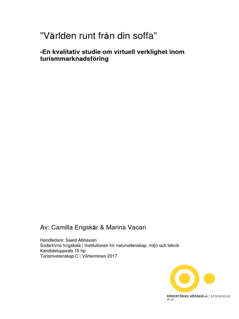 C-Uppsats 1 | PDF