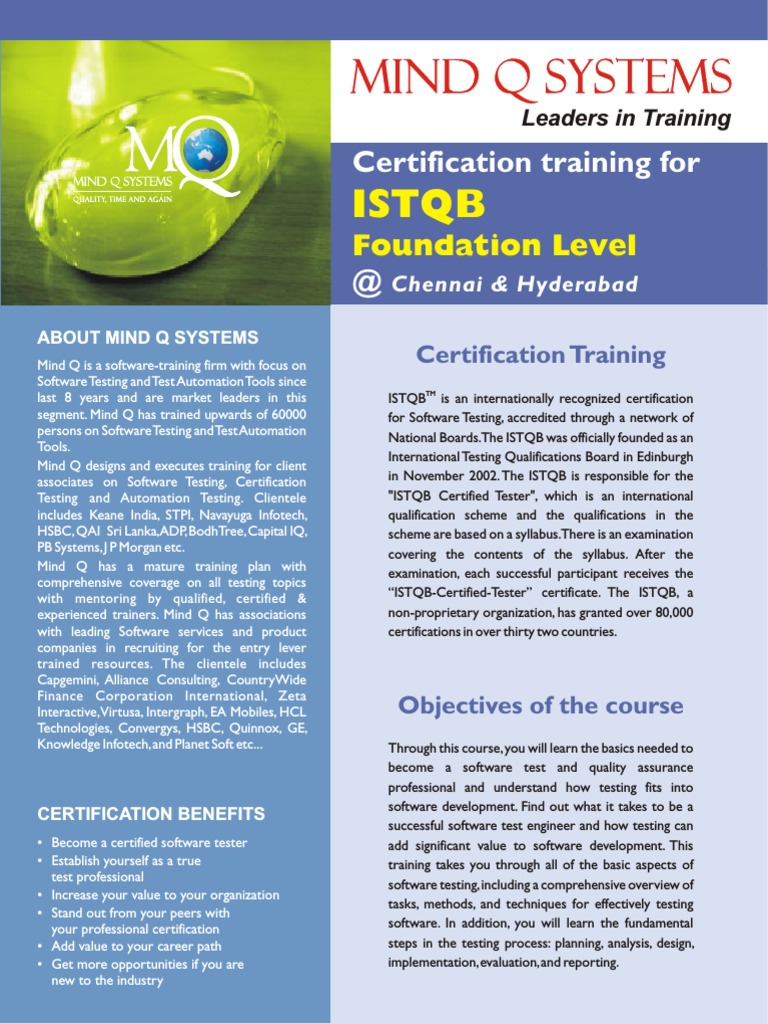 541 - ISTQB Foundation Level Syllabus | PDF | Software Testing ...
