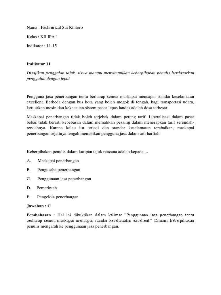 Bindo - 11 Sampai 15 | PDF | Kajian Bahasa Asing