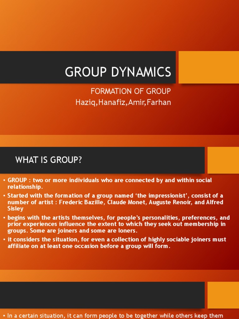 Chapter 4 Formation Of Group Pdf Shyness Interpersonal Relationships