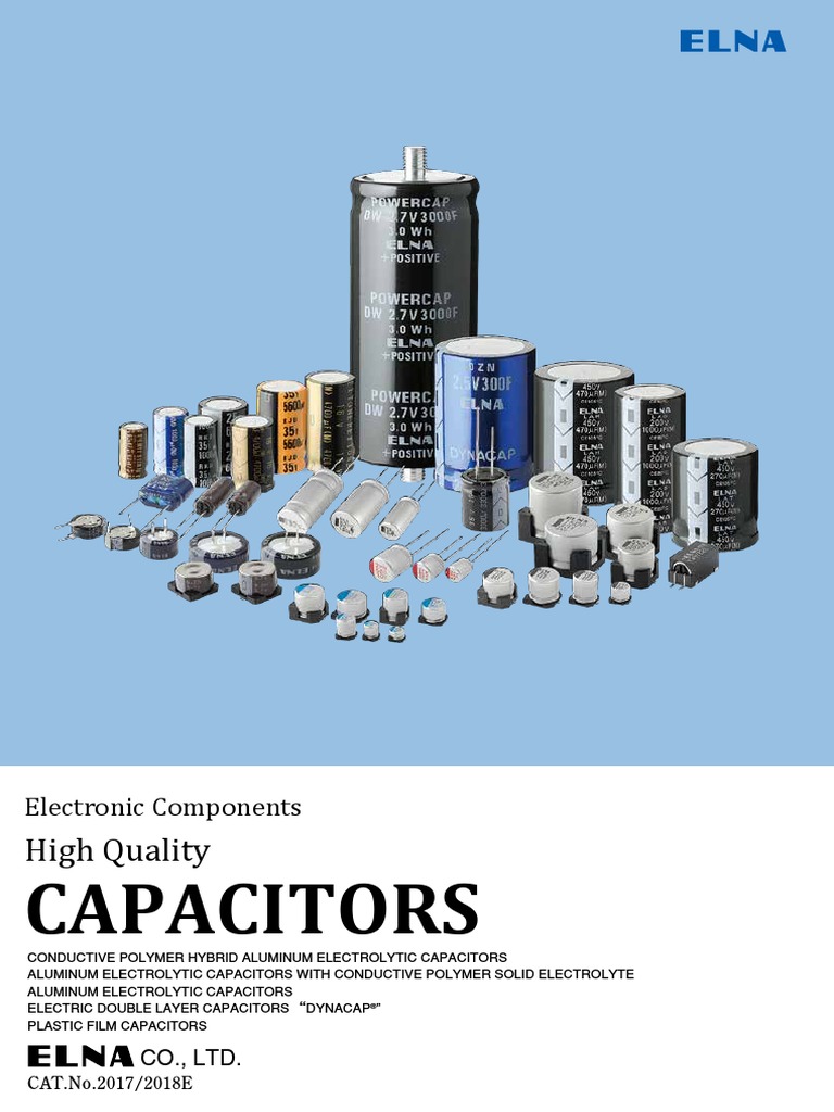 ELNA - Capacitors 17-18 e | Capacitor | Electrical Equipment