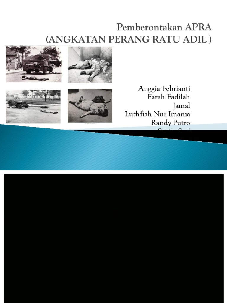 Pemberontakan Apra | PDF