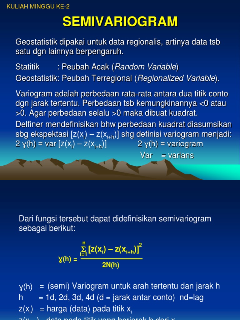 2 - Semivariogram | PDF
