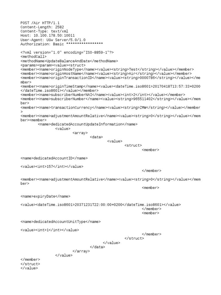 Update Dedicated Account | PDF