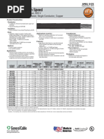 Aberdare Cable Selection Chart | PDF
