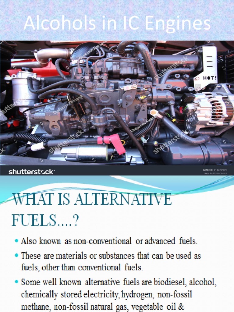 Alcohol Fuels in Internal Combustion Engines | PDF | Ethanol | Methanol