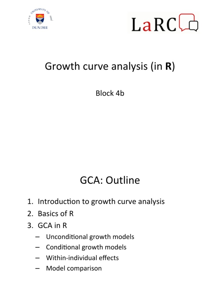 Growth Curve Analysis In R Download Free Pdf Categorical Variable Regression Analysis
