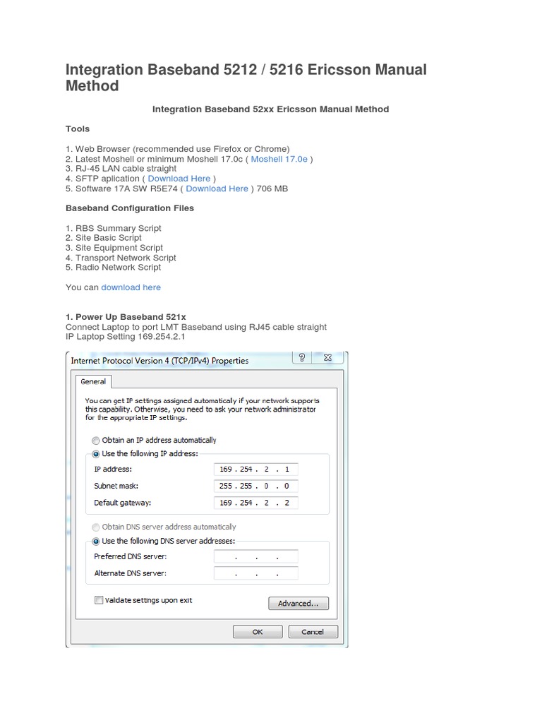 ERS BBU Commissioning | PDF | File Transfer Protocol | Areas Of Computer Science