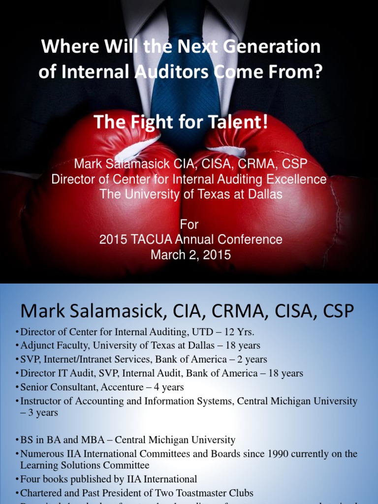 The Next Generation of Internal Auditors The Fight For Talent | PDF ...