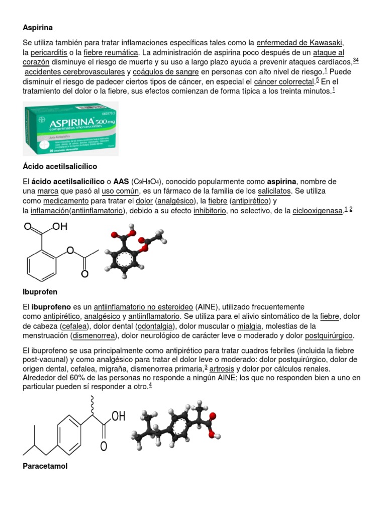 Aspirina | PDF | Aspirina | Drogas