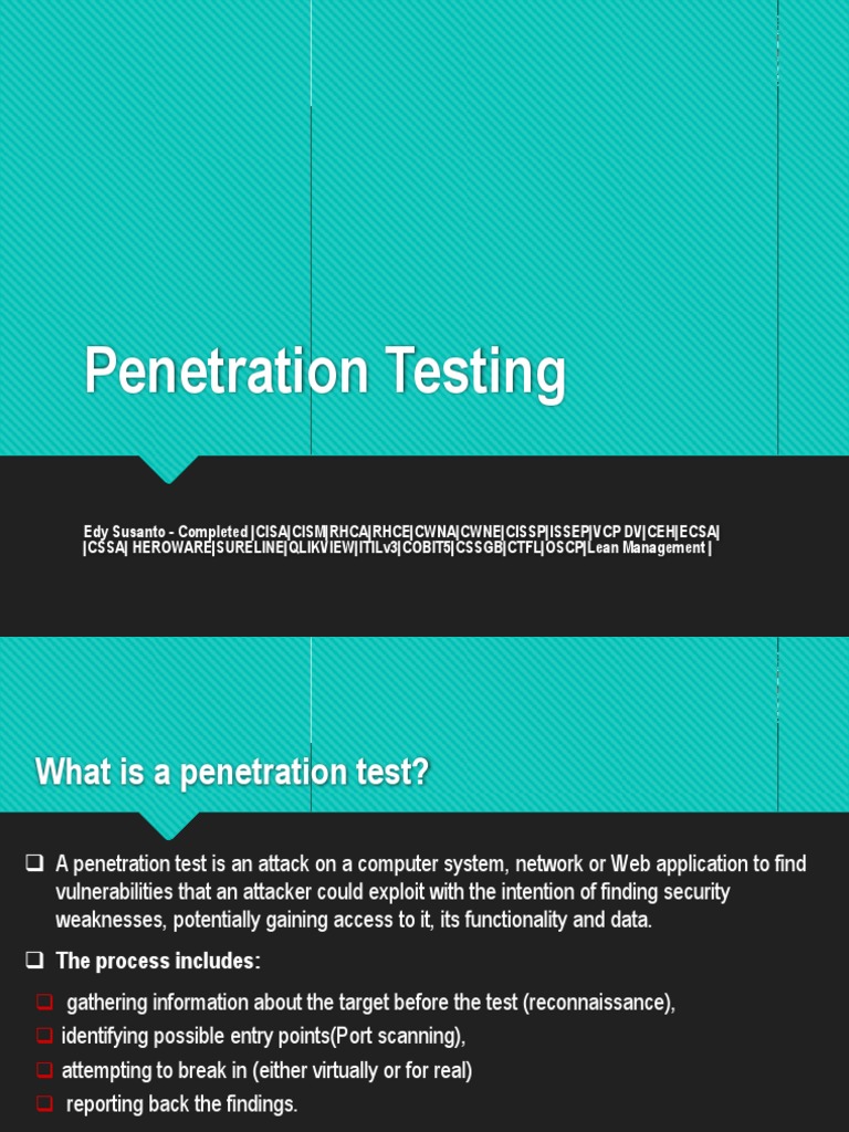 Phases of Penetration Testing Explained | PDF | Penetration Test ...