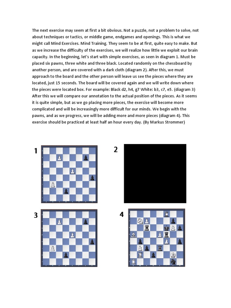 Chess Mind Training | PDF | Traditional Games | Chess Theory