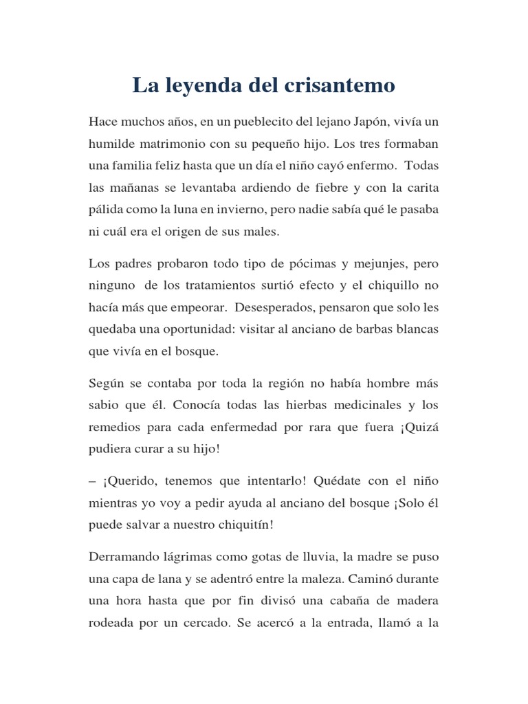 La leyenda del crisantemo y su significado para salvar la vida de un ...