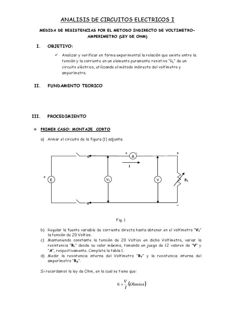 ANALISIS DE CIRCUITOS ELECTRICOS Ii | PDF | Resistencia Eléctrica y Conductancia | Corriente ...