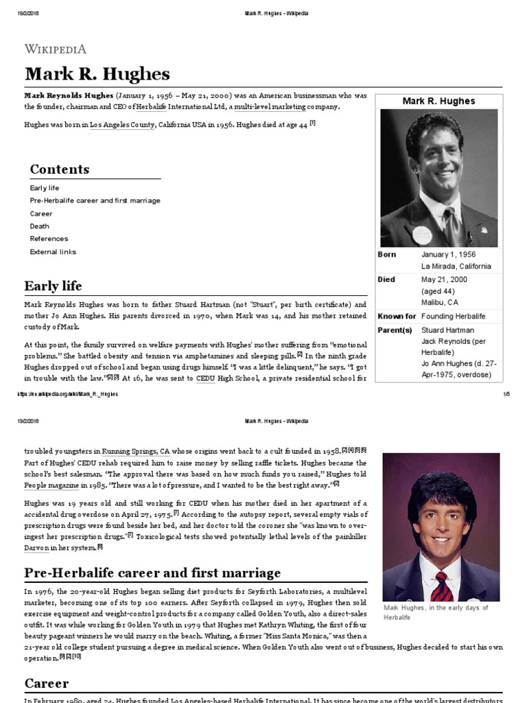 Mark R. Hughes | Business