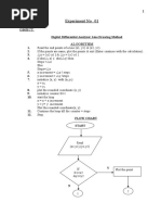 Lab Experiment # 3: Root Finding Using Newton-Raphson Method | PDF | Mathematical Analysis ...