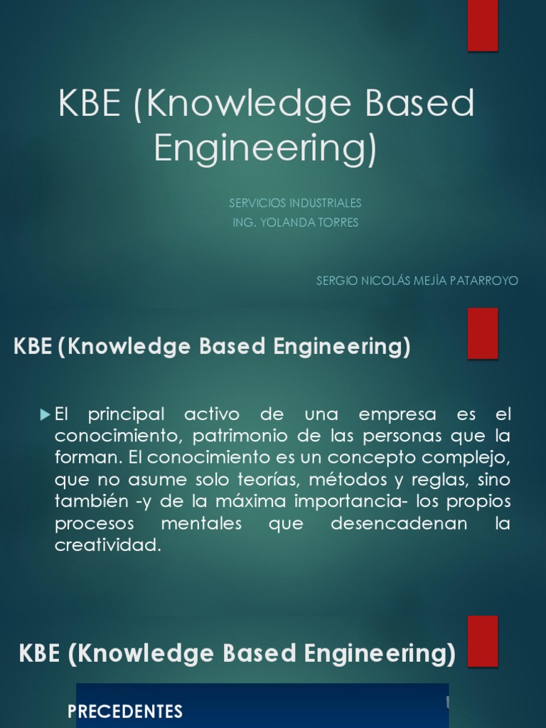 KBE (Knowledge Based Engineering) | PDF | Diseño | Software