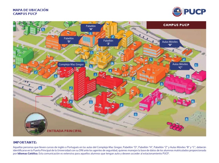 Mapa Campus PUCP | PDF