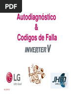 Códigos de Error Aire Acondicionado York | PDF | Aire acondicionado | Tecnologías de gas