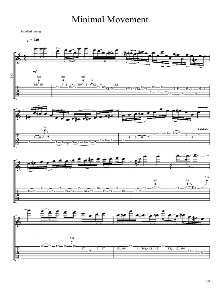 Minimal Movement Tab | PDF