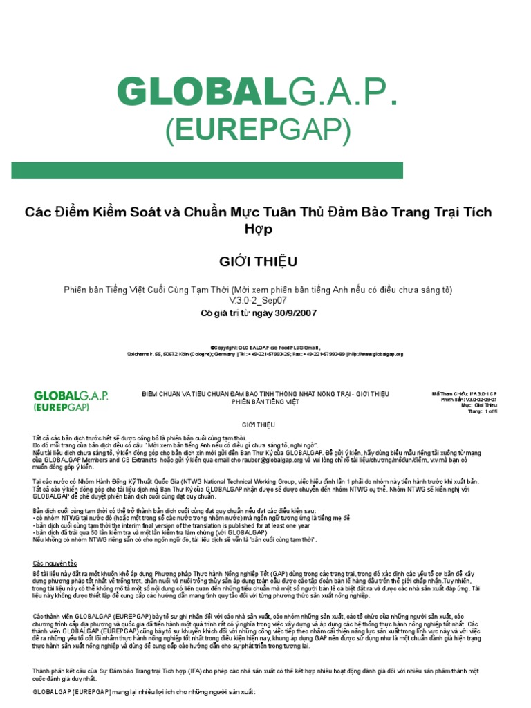 Global Gap Pdf