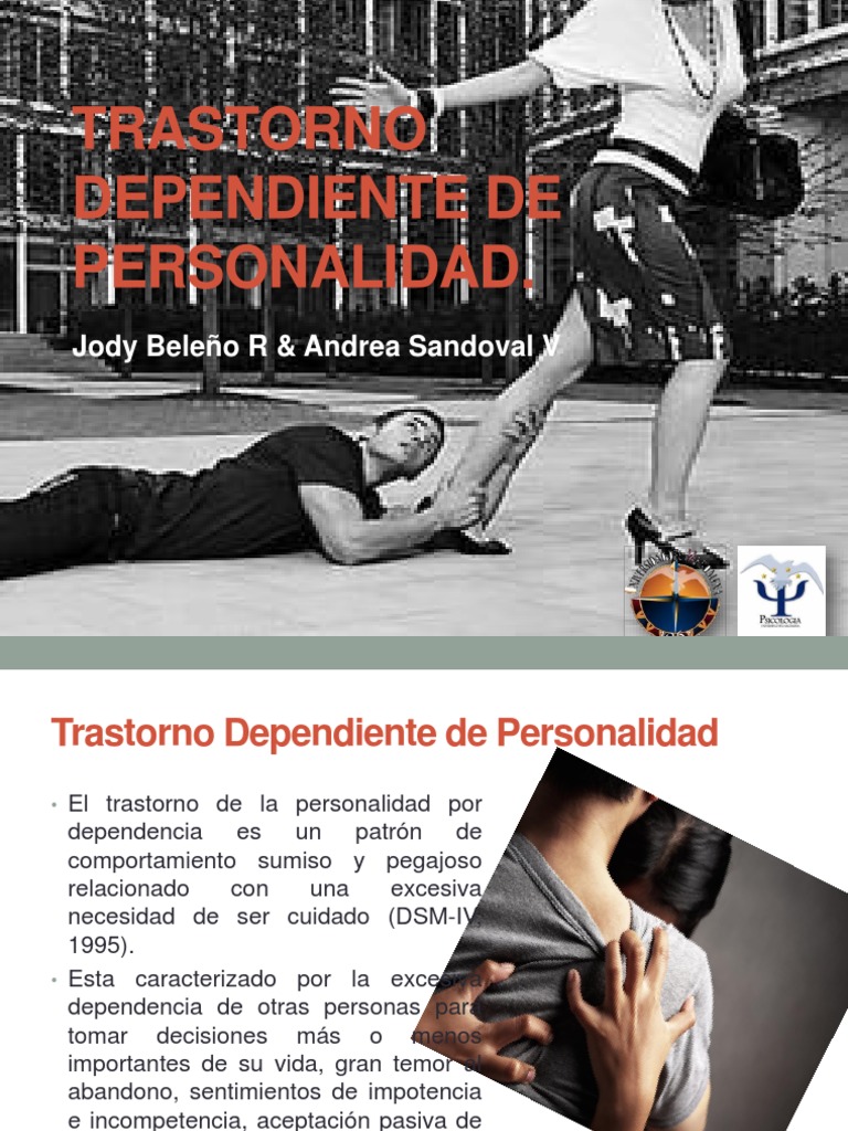Trastorno Dependiente de Personalidad Presentacion | PDF | Desorden de ...