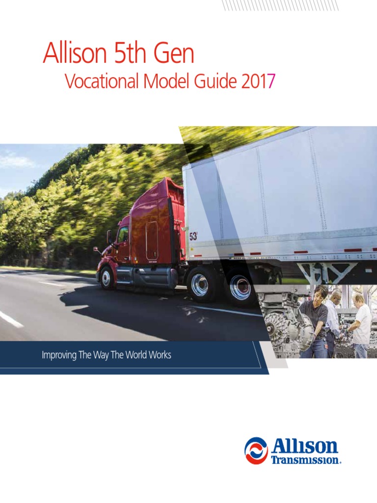 5th Gen Vocational Model Guide | PDF | Automatic Transmission ...