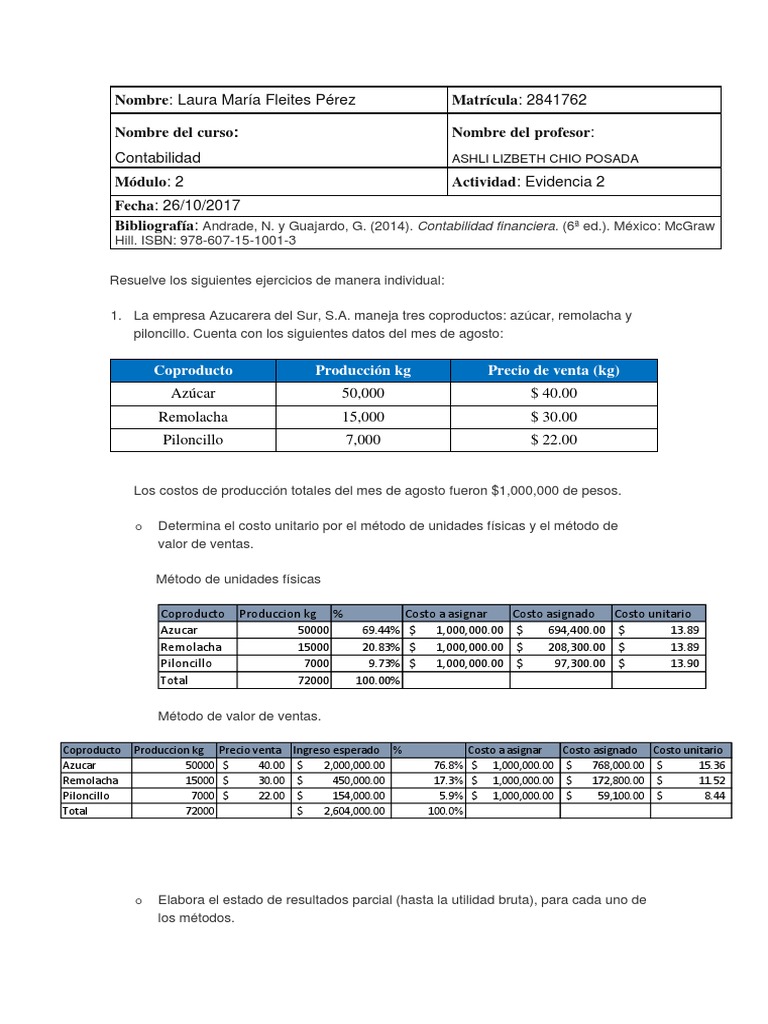 Evidencia 2 Laura Maria Fleites Perez | PDF | Presupuesto | Ciencias ...