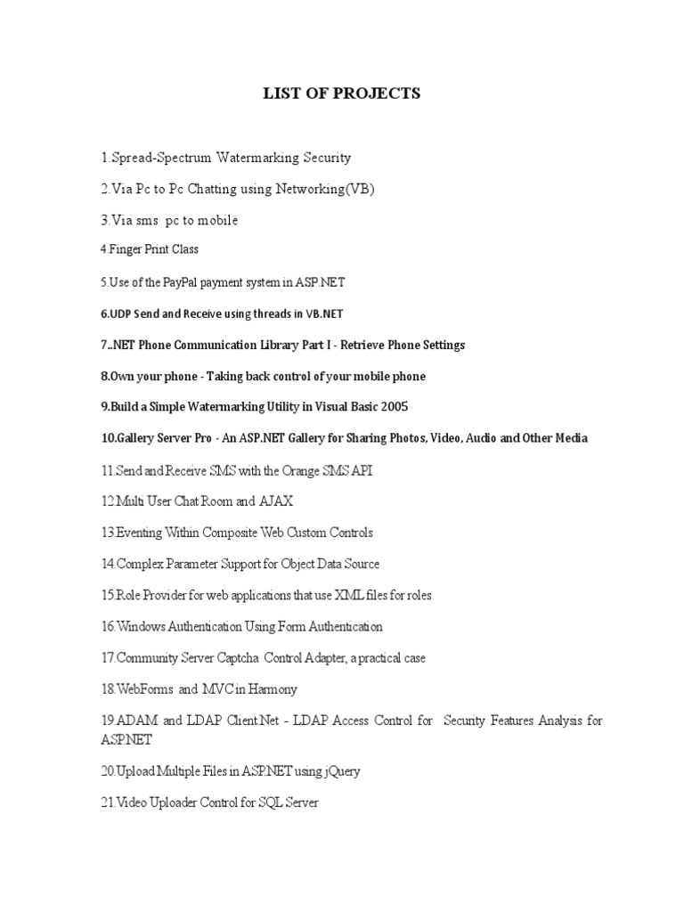 Overview of Software Development Projects | PDF