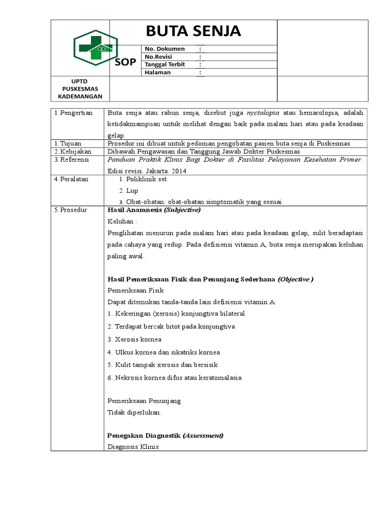 Sop Buta Senja | PDF