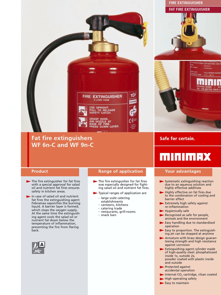 Fat Fire Extinguisher PDF | PDF | Fires | Carbon Dioxide