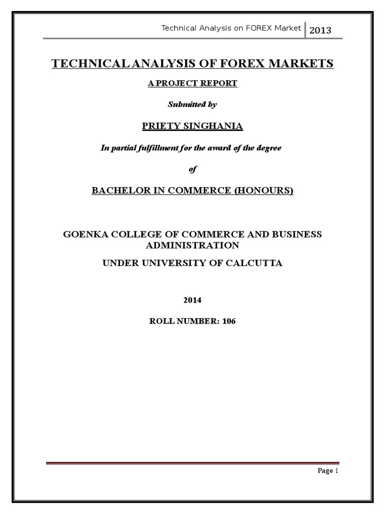 Technical Analysis of Forex Markets 2013 | PDF | Foreign Exchange ...