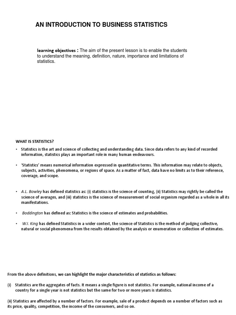 An Introduction To Business Statistics 4 | PDF | Quantitative Research ...