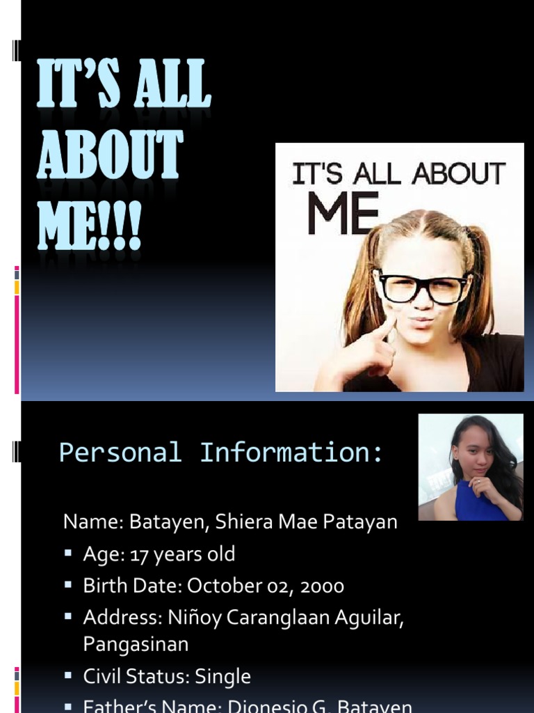 My Self.. | PDF