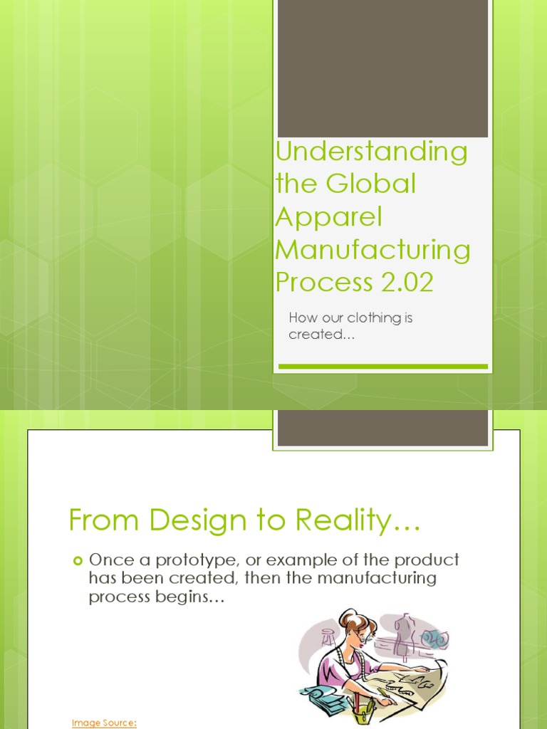 Understanding The Global Apparel Manufacturing Process 2.02: How Our ...