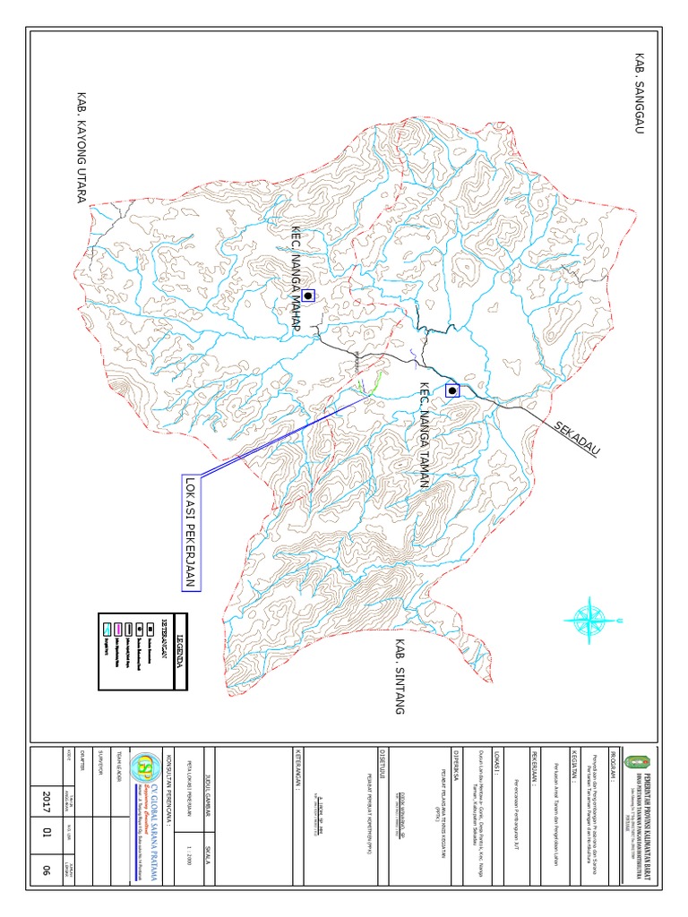 Peta Lokasi Sekadau | PDF