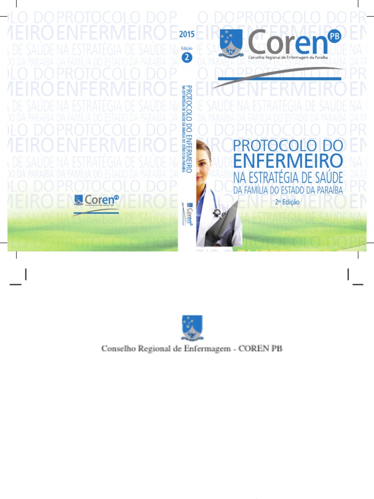 Livro Protocolo Do Enfermeiro Coren PB 2015 | PDF | Enfermagem | Gravidez