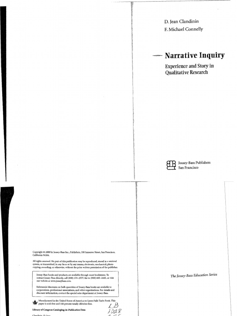 Narrative Inquiry - Clandinin Connelly | PDF | Narrative | Inquiry