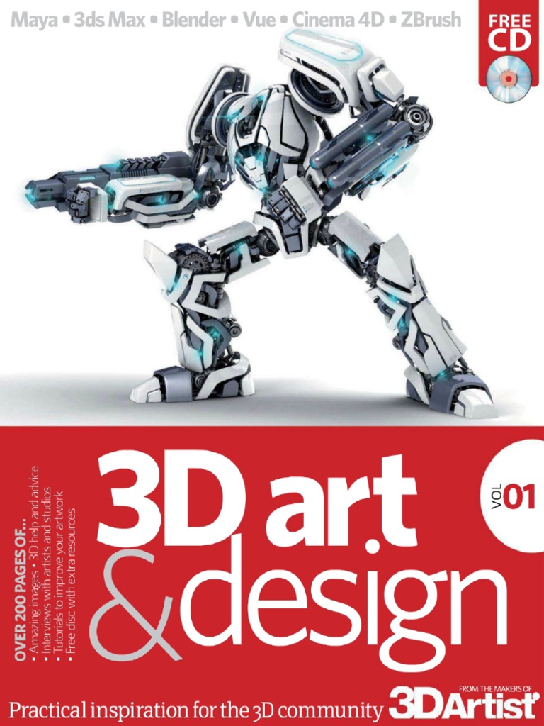3D Art & Design 01 PDF | PDF