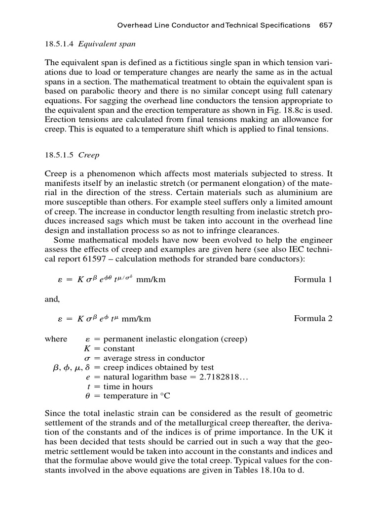 Overhead Line Conductor and Technical Specifications: B Fu Ms ...
