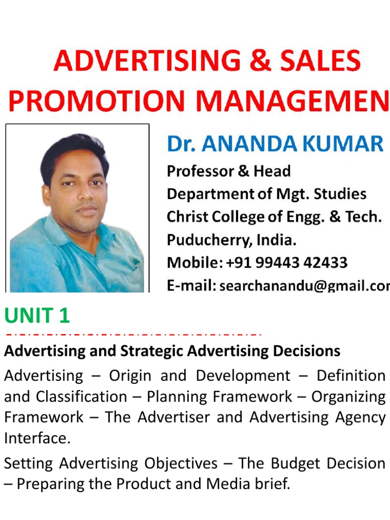 Advertising and Sales Promotion Management | PDF | Advertising | Websites
