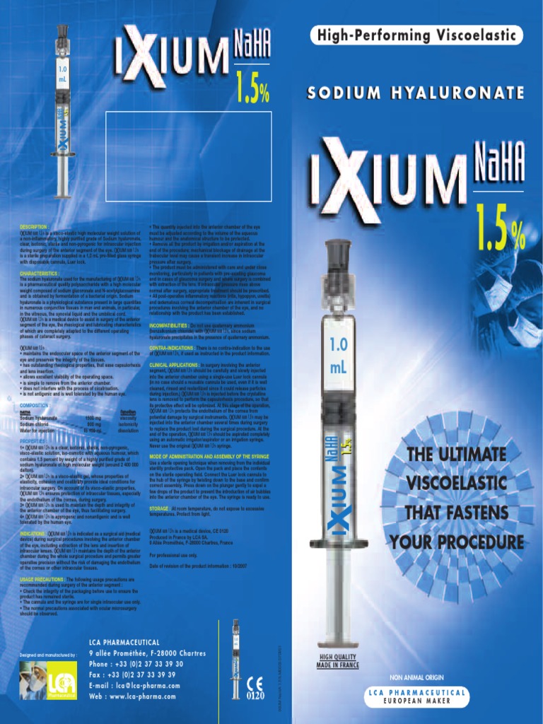 Ixium Naha15 en | PDF | Ophthalmology | Clinical Medicine