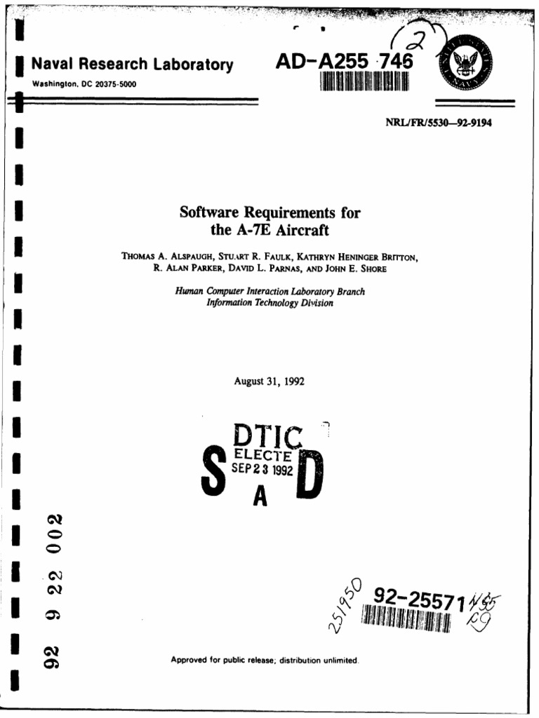 Dtic: HI111111!ll - 111111 - 1111 | Download Free PDF | Specification (Technical Standard ...