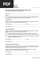 Travel Grant (RSTA) Form | PDF | Government