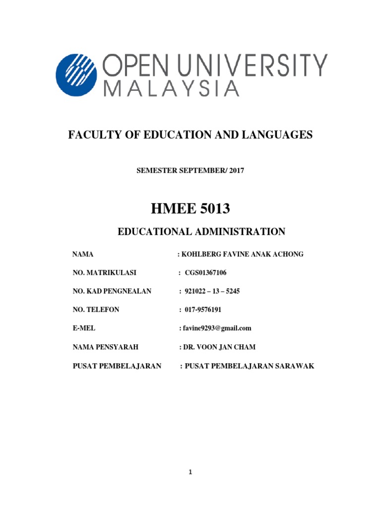 Hmee5013 - Kohlberg Full Assignments | PDF