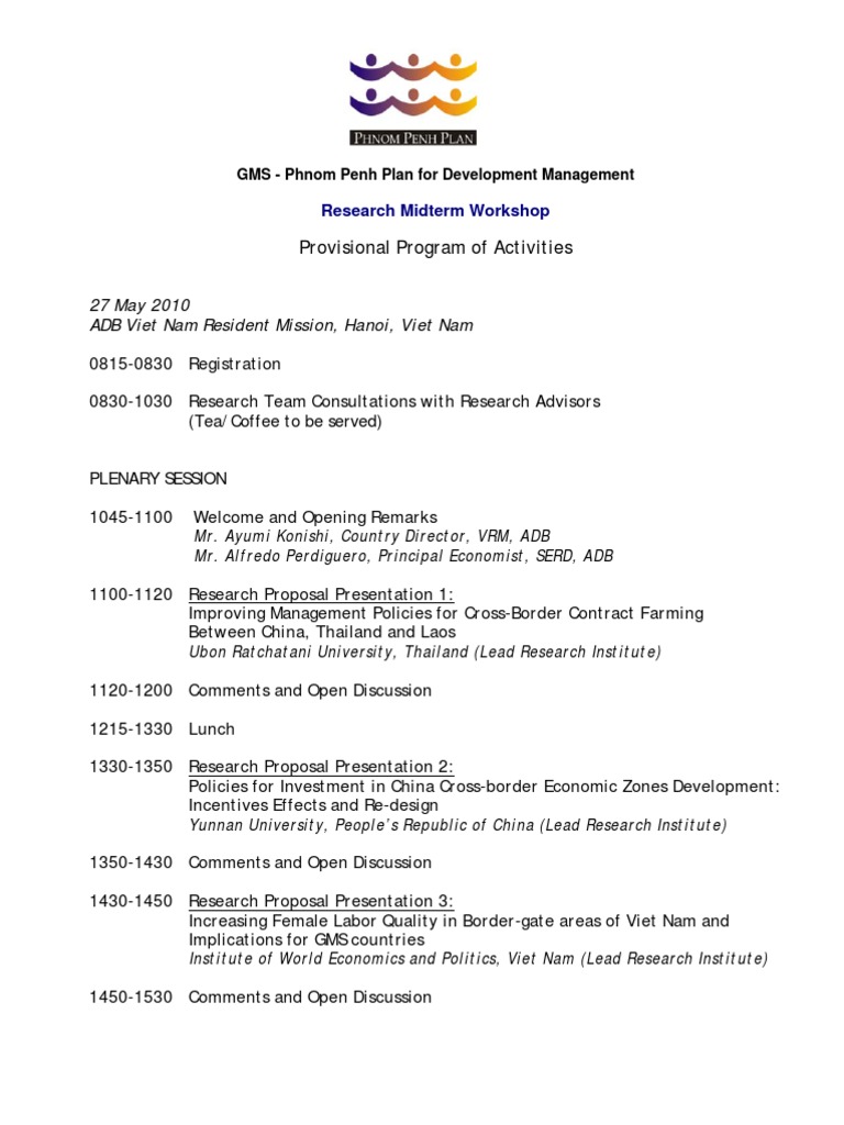 GMS Development Management Workshop | PDF